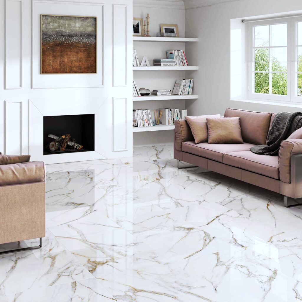 Buy 60x120 Polished Calacatta Rust | EuroBath